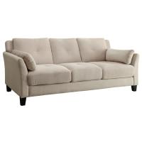 China 3 Piece Sofa set, Beige Flannelette for sale