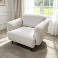 China 3 Piece Sofa set with Pillows, Beige Fabric for sale