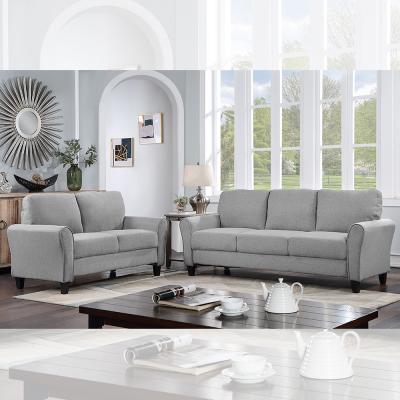 China 3 Piece Sofa set, Smoky Gray Fabric for sale