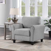 China 3 Piece Sofa set, Smoky Gray Fabric for sale