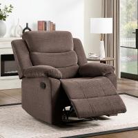 China Recliner Chair, Brown Fabric for sale