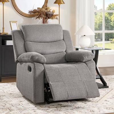 China Recliner Chair, Gray Fabric for sale