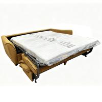 China Sofa with Sleeper, Mustard Yellow Fabric for sale