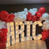 China Stainless Steel LED Marquee Love Letters for Wedding Decor Lights Perfect Addition for sale