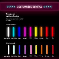 China 12V Waterproof RGB Flexible Silicon Neon LED Sign Light for Holiday Party Event Decoration for sale