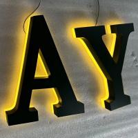China Office Home Decor Name Logo Business LED Metal Sign Acrylic LED Illuminated Sign Custom for sale