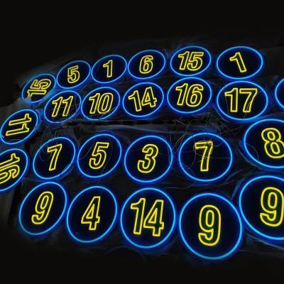 China Art Acrylic LED Neon Lights Wall Hanging For Party Bar Decoration With Customized Size for sale