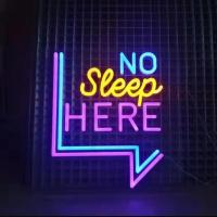 China Art Acrylic LED Neon Lights Wall Hanging For Party Bar Decoration With Customized Size for sale