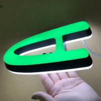 China 50000 Hours Working Lifetime Eye-catching 3D LED Resin Acrylic Coffee Shop Store Sign for sale