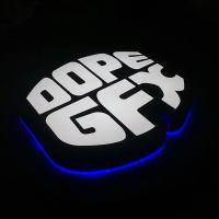 China 50000 Hours Working Lifetime Eye-catching 3D LED Resin Acrylic Coffee Shop Store Sign for sale