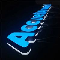 China 50000 Hours Working Lifetime Eye-catching 3D LED Resin Acrylic Coffee Shop Store Sign for sale
