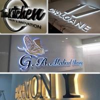 China Custom Metal Store Front PC LED Front Sign 3D Business Custom LED Store Letter Sign for sale
