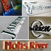 China Custom Metal Store Front PC LED Front Sign 3D Business Custom LED Store Letter Sign for sale