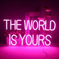 China 2- Golden Yellow Waterproof Neon Led Store Open Sign for Indoor and Outdoor Decoration for sale
