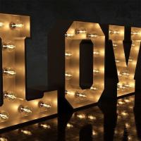 China 28 C Custom Light Marquee Sign LED Table Marquee Letters Love wedding Numbers Bulb for sale