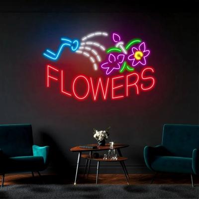 China 50000 Hours Lifespan Custom Acrylic Led Neon Sign For Living Room Decoration with 2- for sale