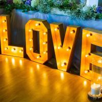 China Marquee Letter Led Big Numbers Giant Light Up Letters Led Marquee for Wedding Decor for sale