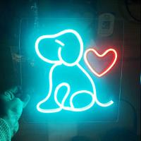 China Tea Green Custom Wall Hanging Neon Sign Light USB/Battery Operated Birthday Gift Wall Art Led Neon Night Light for sale
