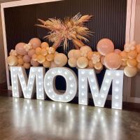 China 28 C Decor Birthday Events Number Illuminated LED Bulb Marquee Letters for Decoration for sale