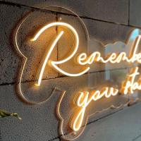 China Custom Neon Sign Wall mounted faux Neon logo Lamp for Party 100-240V Input Voltage for sale