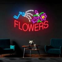China Custom Neon Sign Wall mounted faux Neon logo Lamp for Party 100-240V Input Voltage for sale