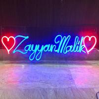 China Custom Neon Sign Wall mounted faux Neon logo Lamp for Party 100-240V Input Voltage for sale