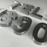 China Anti-Rust Metal Letter Logo with 50000 Hours Working Lifetime and Custom Color Design for sale