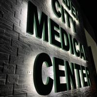 China PC Acrylic 3D Letters LED Illuminated Back Lit Advertising Board for Outdoor at 28C for sale