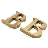 China Vintage Large Non-Illuminated 3D Alphabet Metal Letter Signs with 30 C Working Lifetime for sale