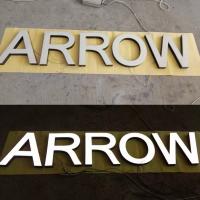 China Acrylic Advertising 3D Led Plastic Luminous Characters for Frontlit Word Logo Sign for sale
