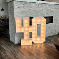 China 12V Input Voltage Large Illuminated 3D Letters Marry Me LED Marquee Sign for Wedding for sale