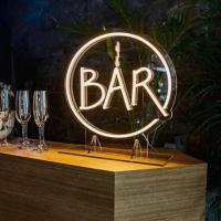 China Custom LED Flex Light Happy Birthday Neon Sign for Party Golden Yellow Customized Size for sale