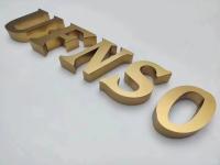 China Gold Advertising 3D LED Electronic Signs for Shop Logo Light Board Display Promotion for sale