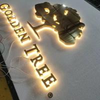 China 28C Stainless Steel Alphabet Letter Outdoor Signage Led Metal Light Custom 3D Logo Sign for sale