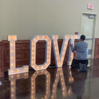 China Marriage Proposal Neon Sign Marquee Light Up Letters Decoration for sale