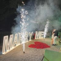 China Customized Marquee Light Up Letters Neon Sign for Your Wedding A Match Made in Heaven for sale