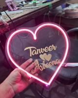 China Outdoor Marquee Light Up Letters Neon Sign for Custom Wedding Decoration Will You Marry Me for sale