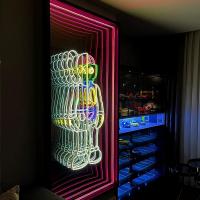 China DC12V Magic Led Infinity Bath 3D Tunnel Mirror Decorative Dance Floor Infinity Mirror for sale