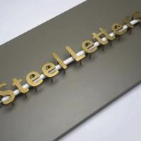 China Versatile 3D Mirrored/Black Stainless Steel Wall Letters for Advertising and Business for sale