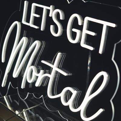 China OEM Color Temperature Custom LED Neon Light Sign for Wedding Party Logo Wall Decoration for sale