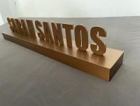 China Versatile 3D Mirrored/Black Stainless Steel Wall Letters for Advertising and Business for sale