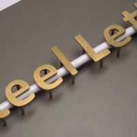 China Outdoor Custom Building Stainless Steel LED Signs For Office Advertising for sale