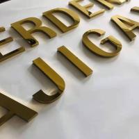 China Customizable Stainless Steel LED Signs For A-Z And Number Alphabet for sale