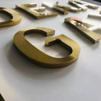 China Customizable Stainless Steel LED Signs For A-Z And Number Alphabet for sale