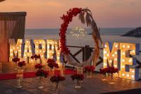 China 5000 Hours Working Lifetime Marquee Light Up Letters Will You Marry Me Neon Sign Wedding Party Sign for sale