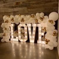 China 5000 Hours Working Lifetime Marquee Light Up Letters Will You Marry Me Neon Sign Wedding Party Sign for sale