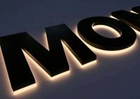 China Customized Size Backlit Letters for Office Wall LED Sign Logo Indoor Business Sign for sale