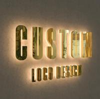 China Office Wall Letters Logo in 3D LED for Custom Metal Business Advertising Signage for sale