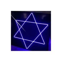 China His and Hers Bathroom Sign Neon Light Peace Sign Hand with 110-240 V Input Voltage for sale