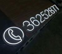 China His and Hers Bathroom Sign Neon Light Peace Sign Hand with 110-240 V Input Voltage for sale